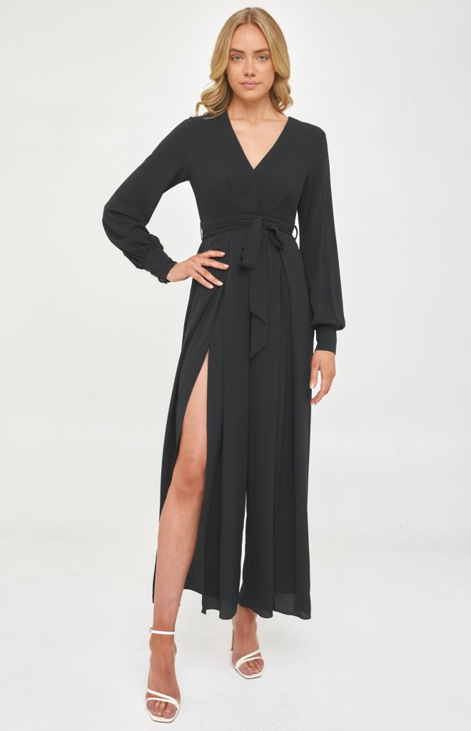 Midnight Crepe Jumpsuit - Natt Cross